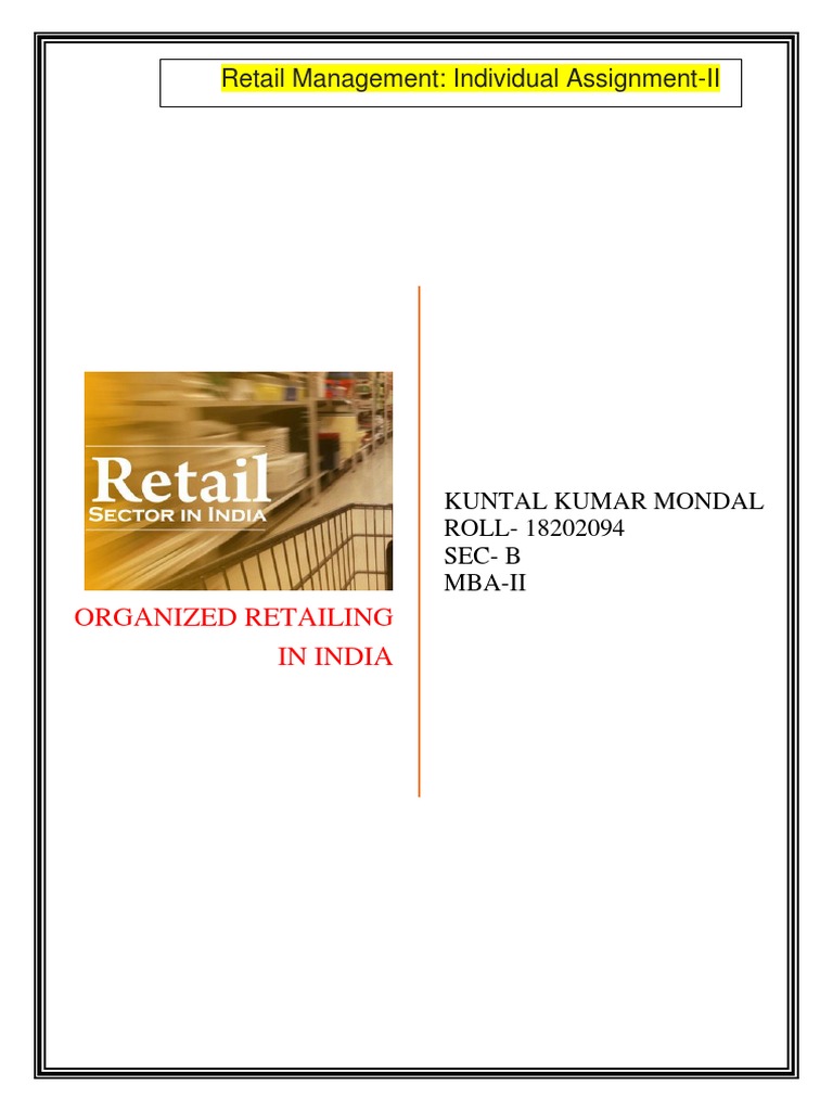 Retail Management Individual Assignment-II - 18202094 | PDF