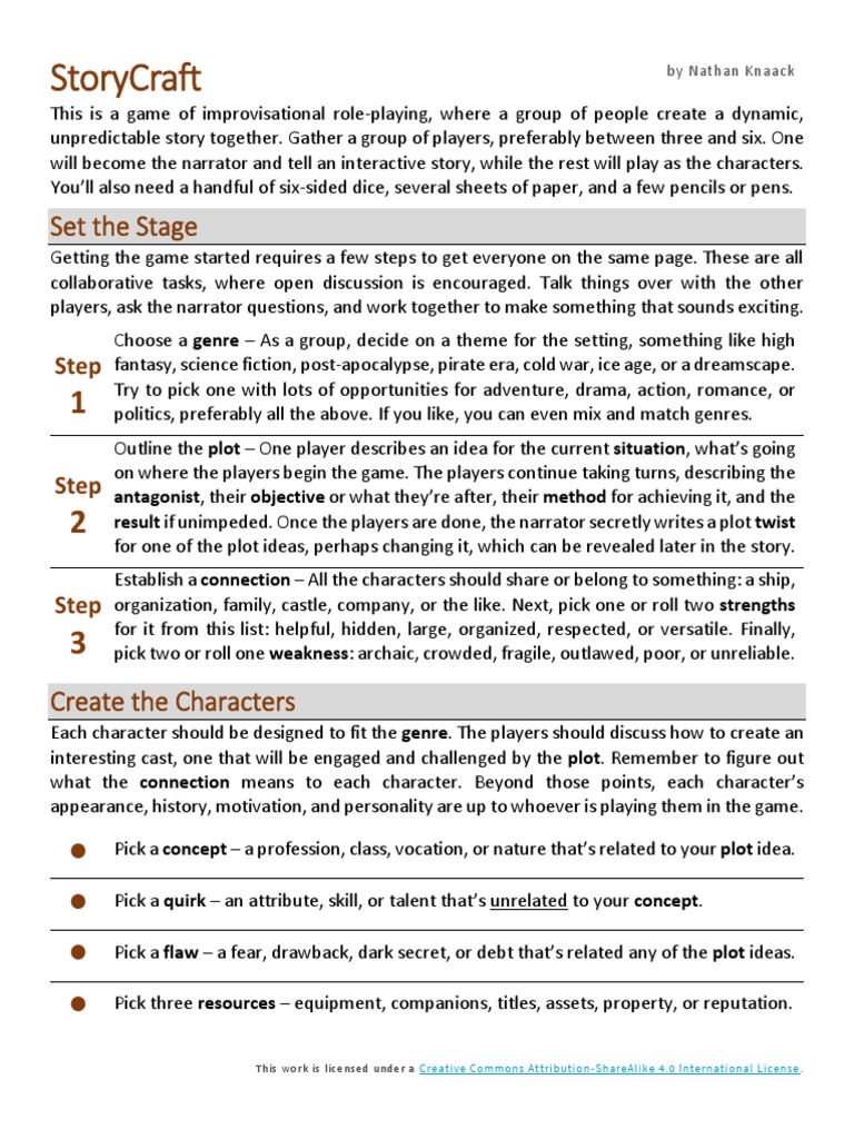 Storycraft: Set The Stage | PDF | Narration