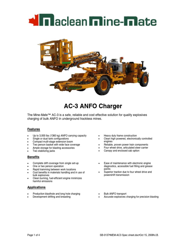 Ac-3 Anfo Charger Esp | PDF | Steering | Horsepower