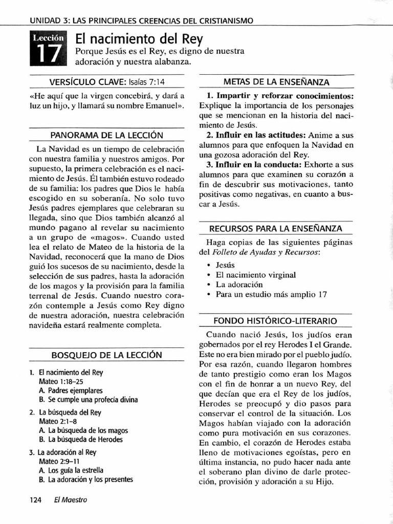 El Nacimiento de Jesús como Rey | PDF | María, madre de Jesús | Reyes Magos