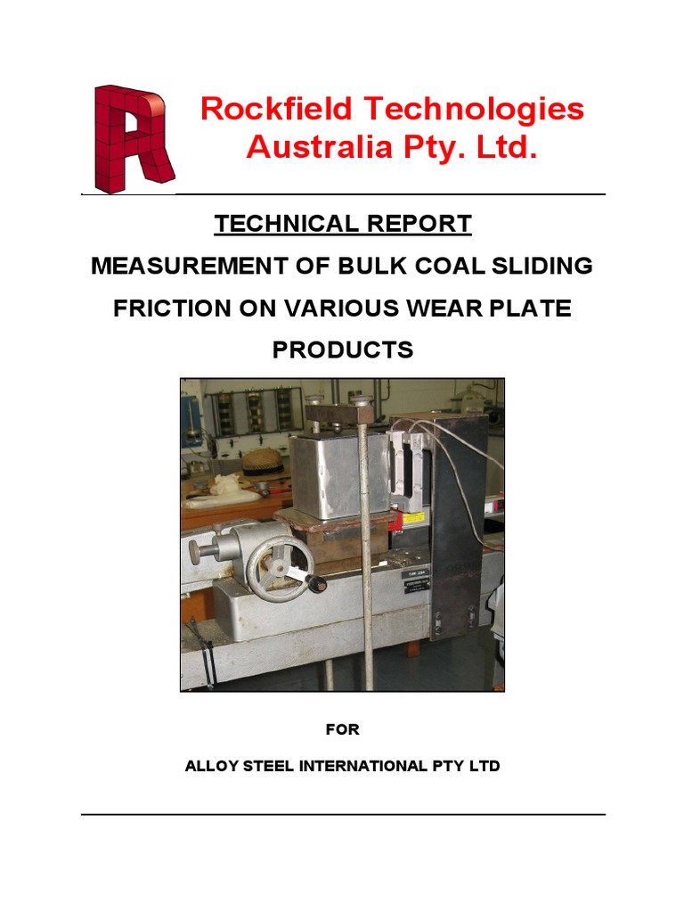 Quantifying the Anti-Hang Up Performance of ARCOPLATE ARCO ALLOY 1600 ...