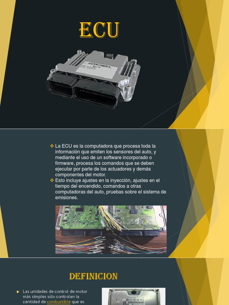 ECU | PDF | Microcontrolador | Bienes manufacturados
