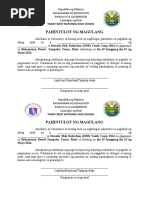 Parents Consent Sa Filipino | PDF