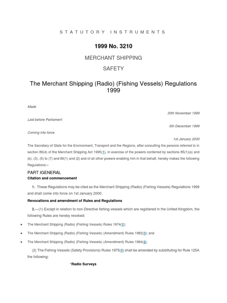 Statutory Instruments PDF | PDF | Radio | Wireless
