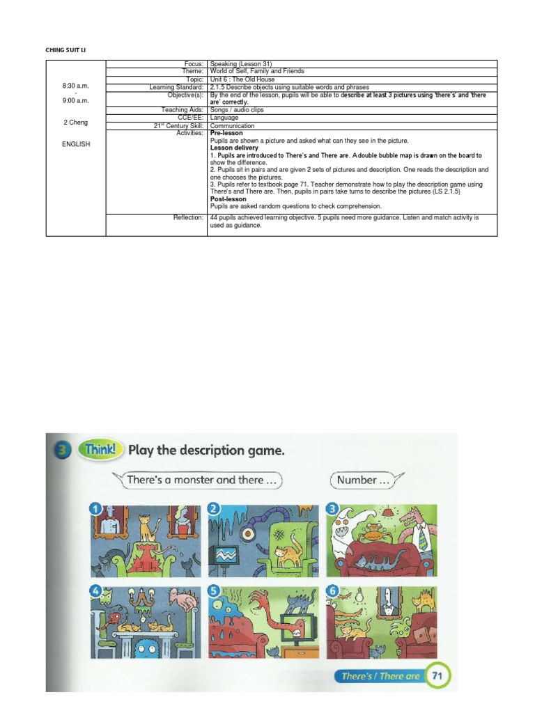 RPH English Year 2 Cefr | PDF