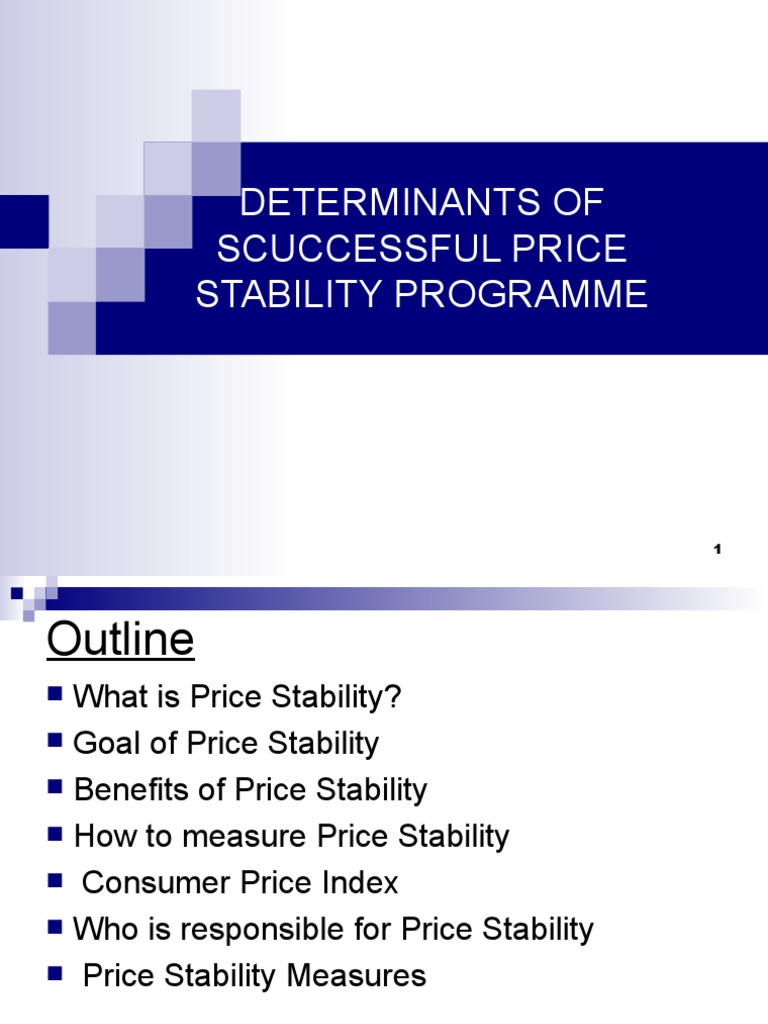 Price Stability | PDF | Inflation | Monetary Policy