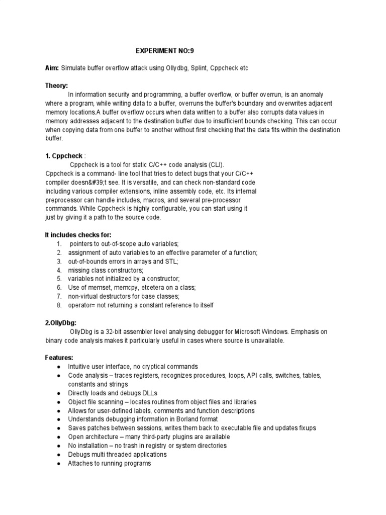 Experiment No:9 Aim: Theory | PDF | C (Programming Language) | C++