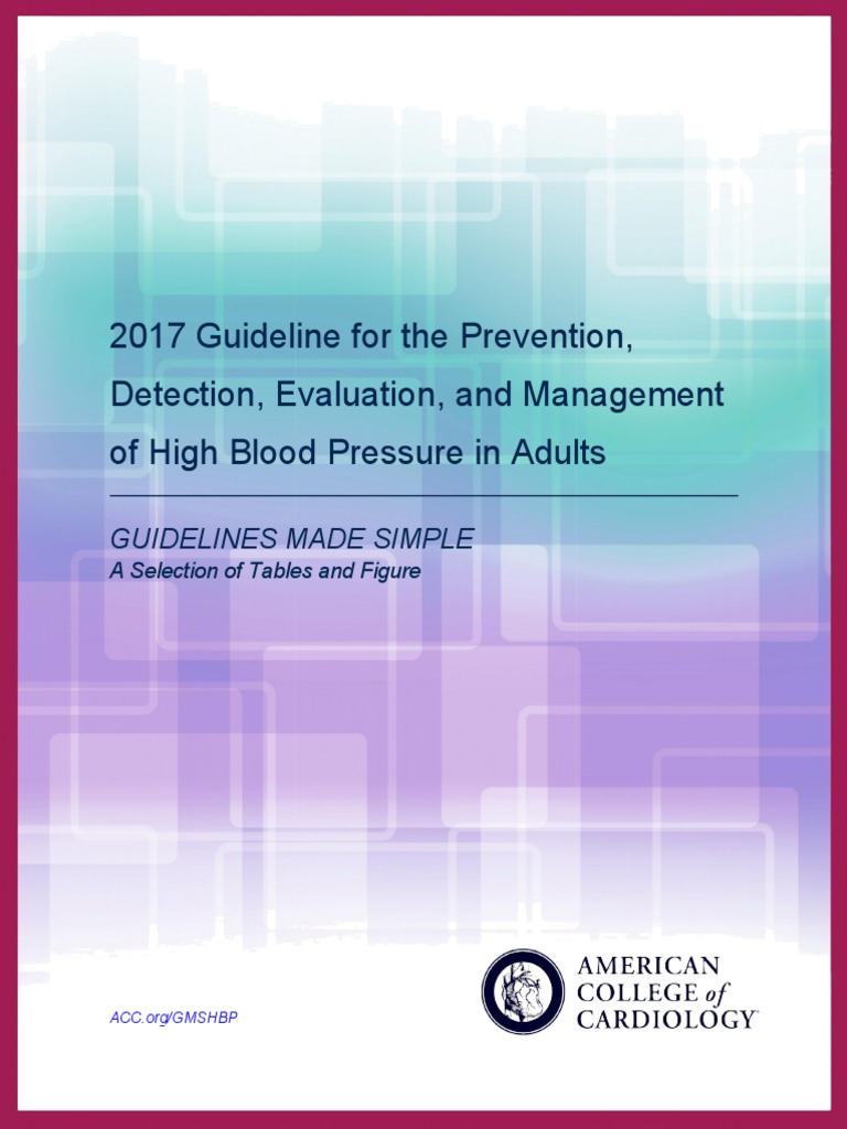 2017 Guideline For The Prevention, Detection, Evaluation, and ...