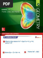 Geometry Lesson 2 | PDF | Line (Geometry) | Geometry