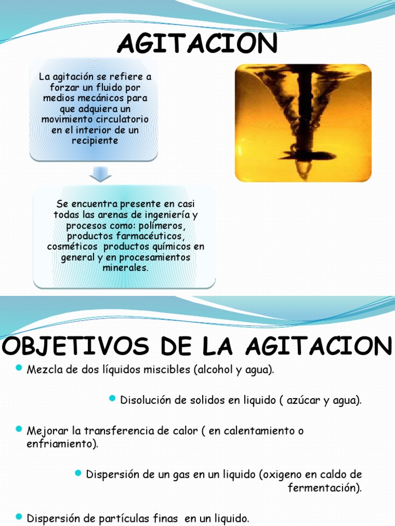 Agitación mecánica: tipos de agitadores, aplicaciones y fundamentos ...