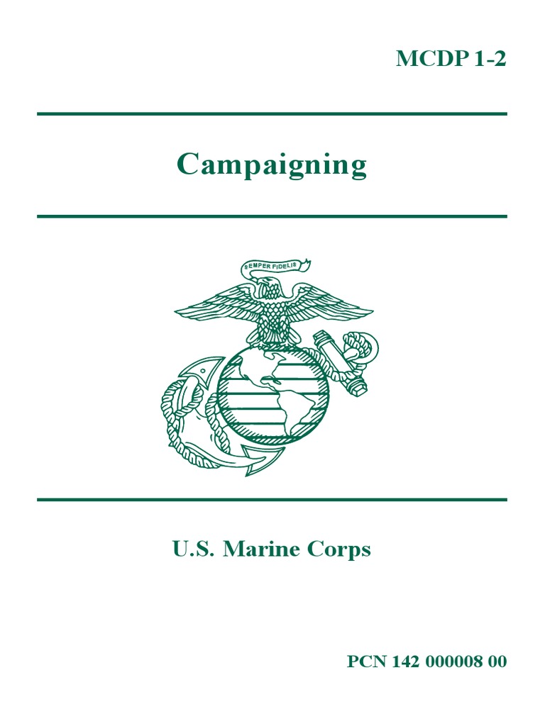 MCDP 1-2 PDF | PDF | Operational Level Of War | Military Strategy