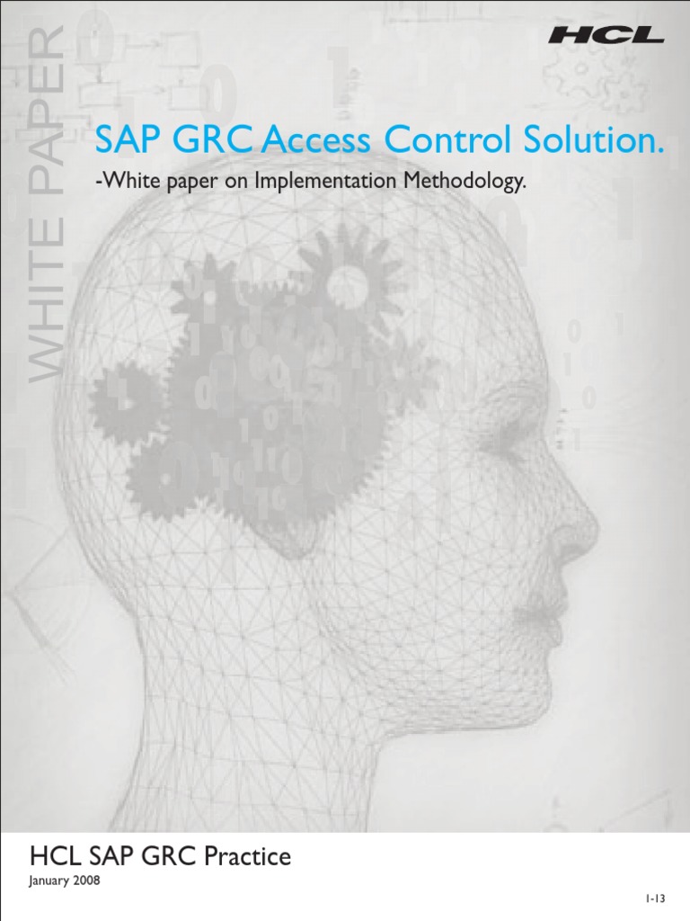 SAP GRC Access Control Solution PDF | PDF | Sarbanes–Oxley Act ...