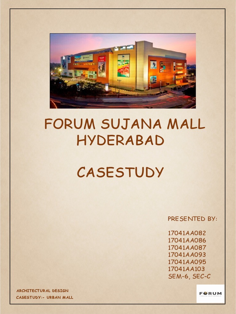 Forum Sujana Mall: Architectural Case Study | PDF | Shopping Mall ...