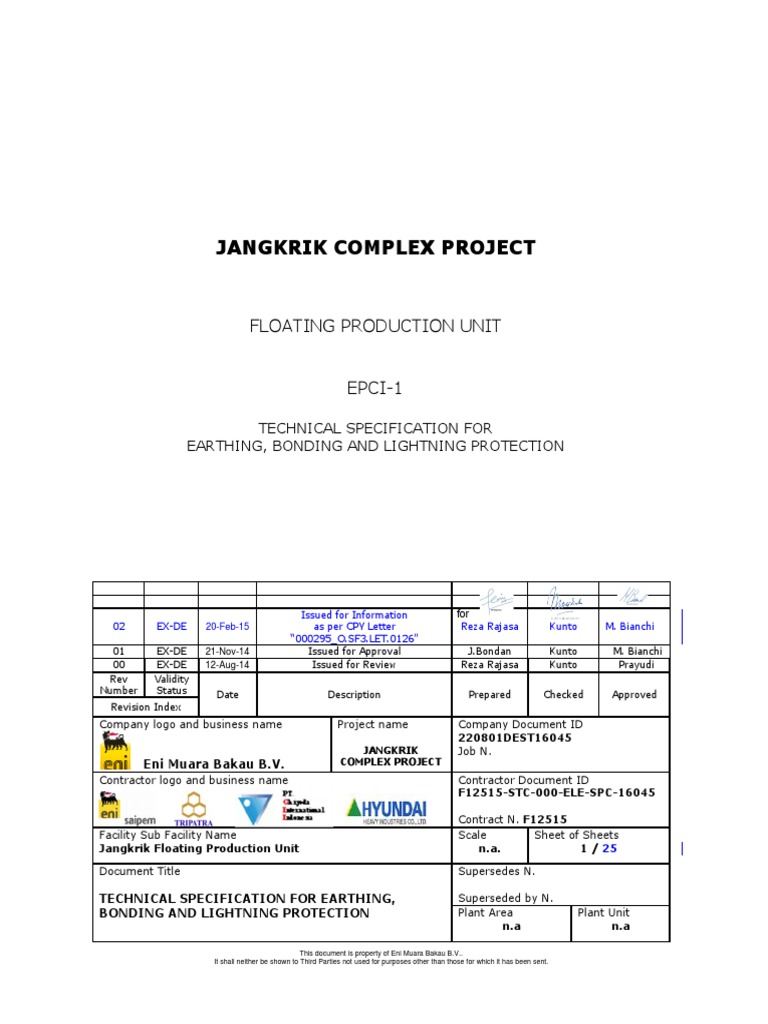 Jangkrik Complex Project: Floating Production Unit | PDF ...