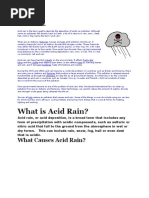 Acid Rain | PDF | Fuels | Soil
