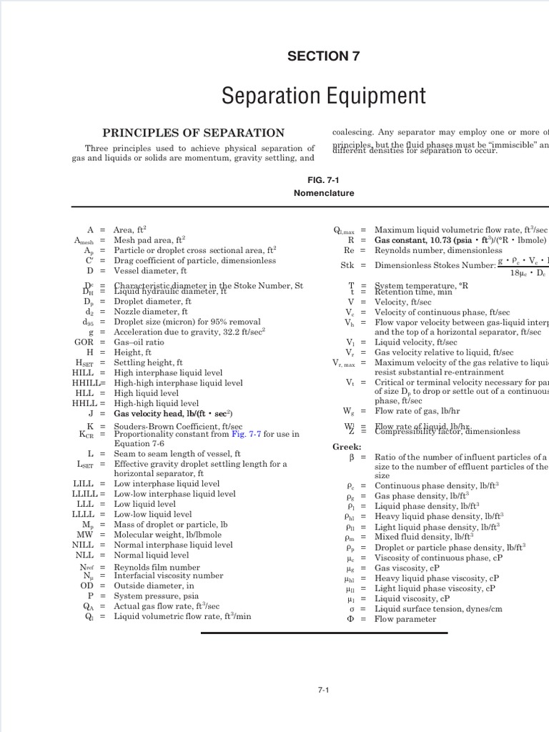 Dokumen - Tips - Gpsa 13 Ed Separation PDF | PDF | Natural Gas ...