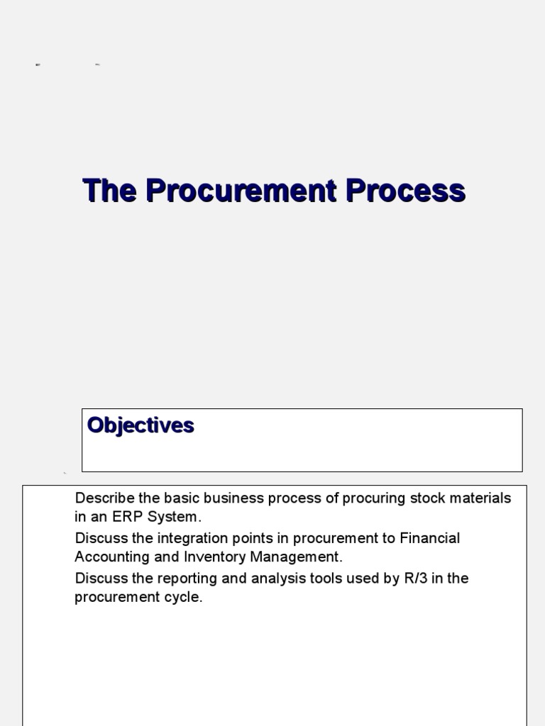 Understanding the Procurement Process | PDF | Receipt | Inventory