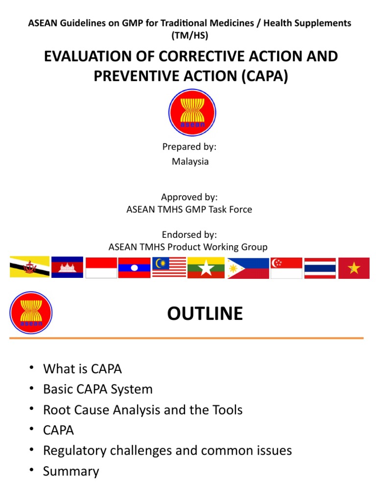 Evaluation of Corrective Action and Preventive Action (Capa) | PDF ...