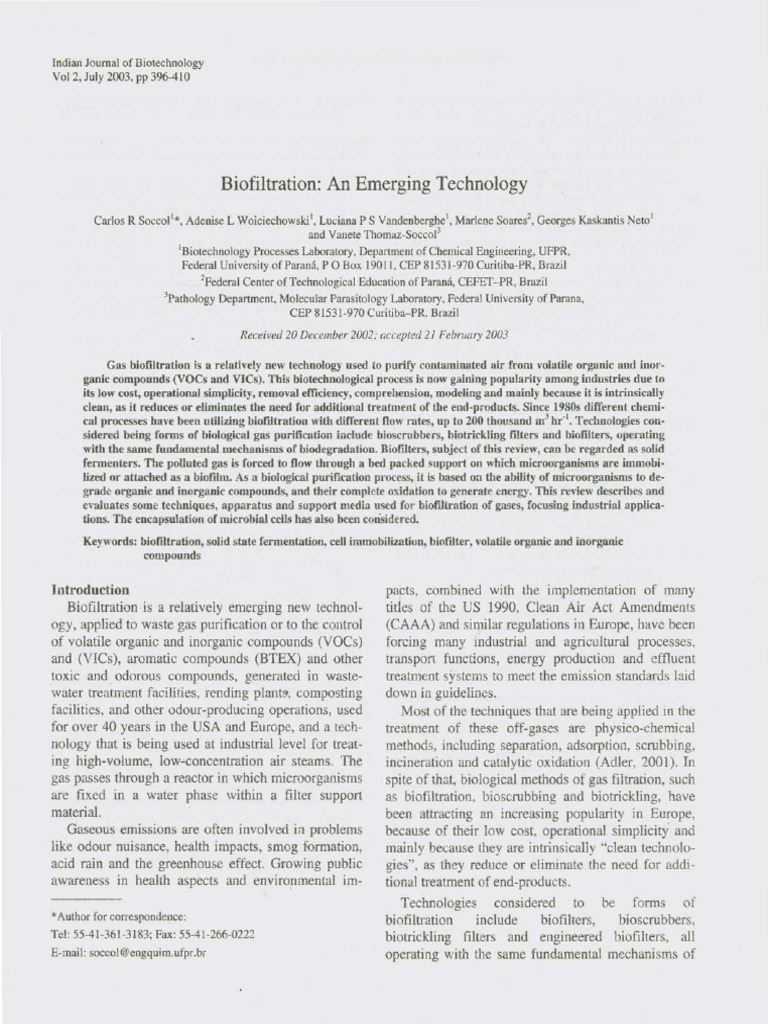 Bi Fi Rati N: An Merging Technology: o LT o E | PDF | Chemistry ...