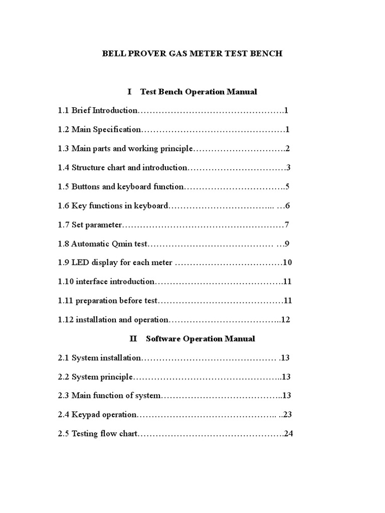 Comprehensive Guide to Operation and Testing Procedures of the Bell ...