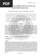 02-03-2013 Design and Fabrication of Solar Seed Sprayer | PDF | Solar ...