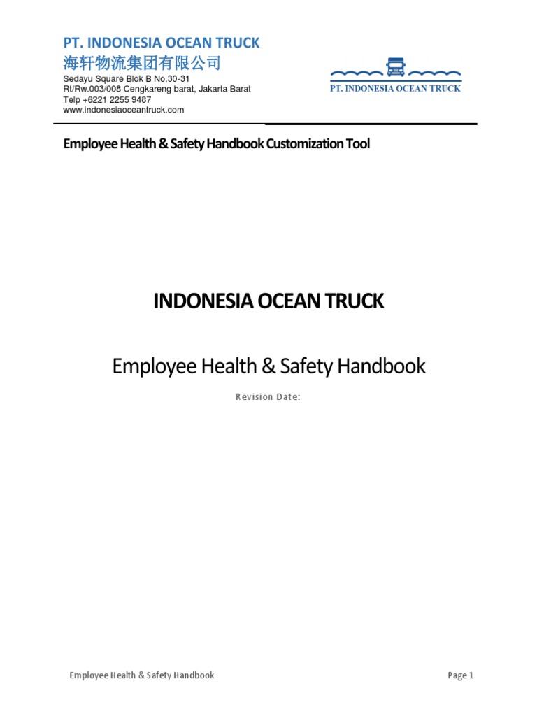 Safety Handbook | PDF | Occupational Safety And Health | Personal ...