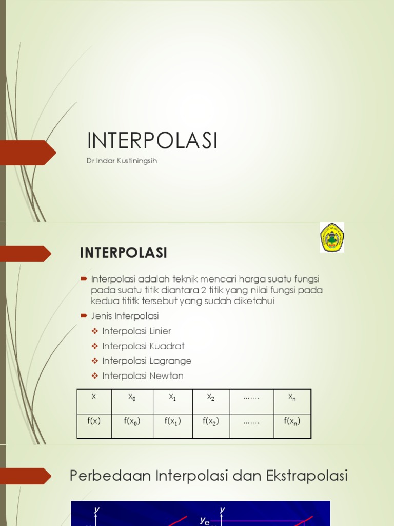 Interpolasi Numerik | PDF
