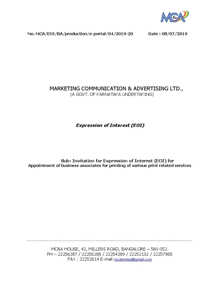BUSINESS ASSOCIATE - EOI DOCUMENTS-Production | PDF | Indemnity ...