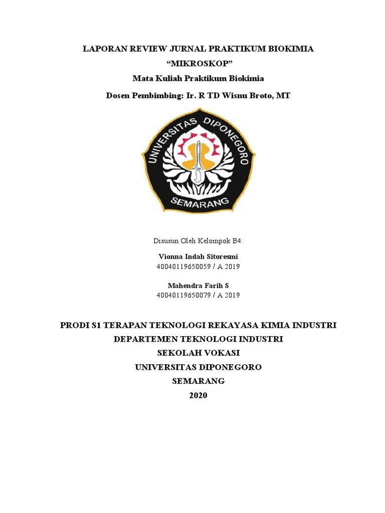 Review Jurnal Praktikum Biokimia | PDF