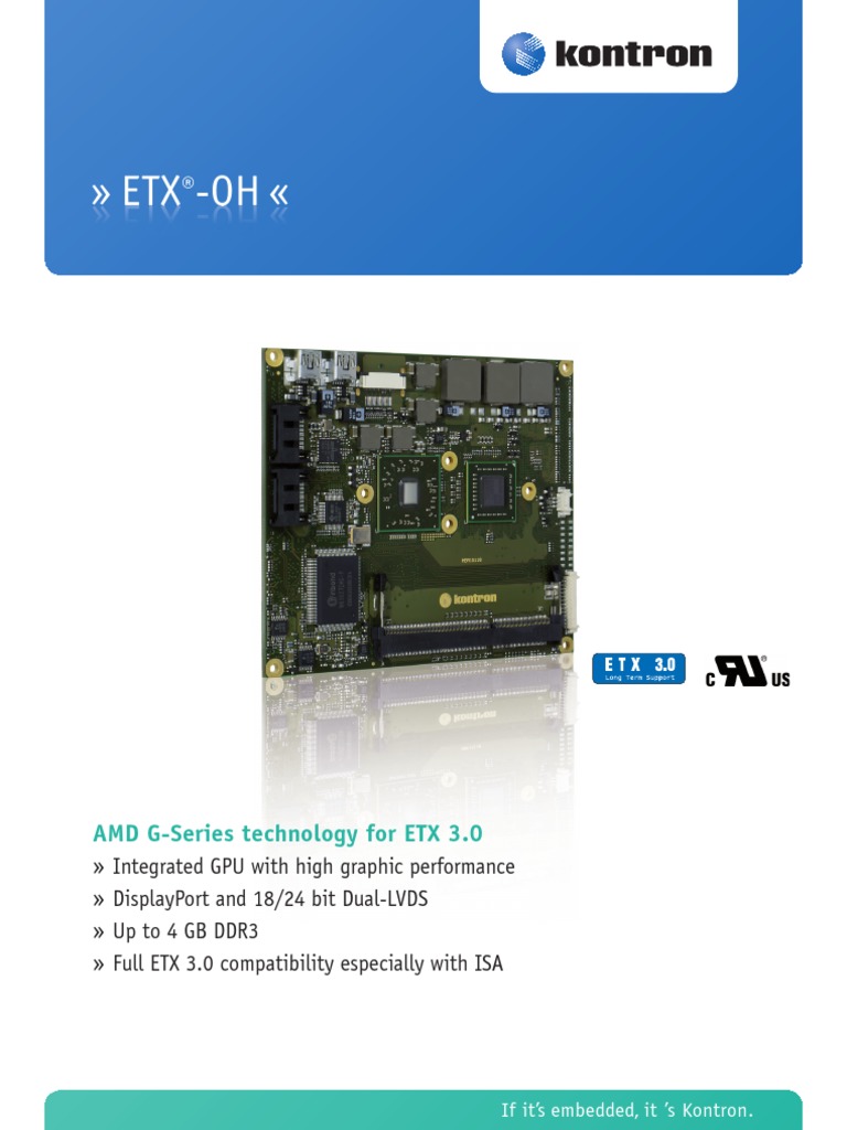 Etx - OH : AMD G-Series Technology For ETX 3.0 | PDF | Advanced Micro ...