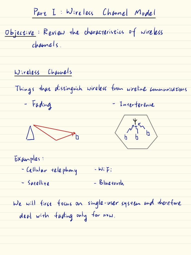 MIMO Lecture Notes Part 1 | PDF | Information And Communications ...