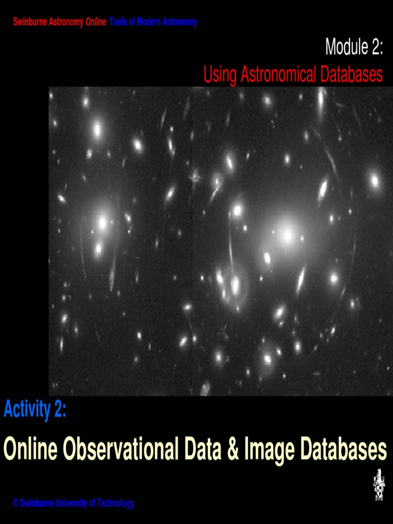 Astronomical Database | PDF | Hubble Space Telescope | Astronomy