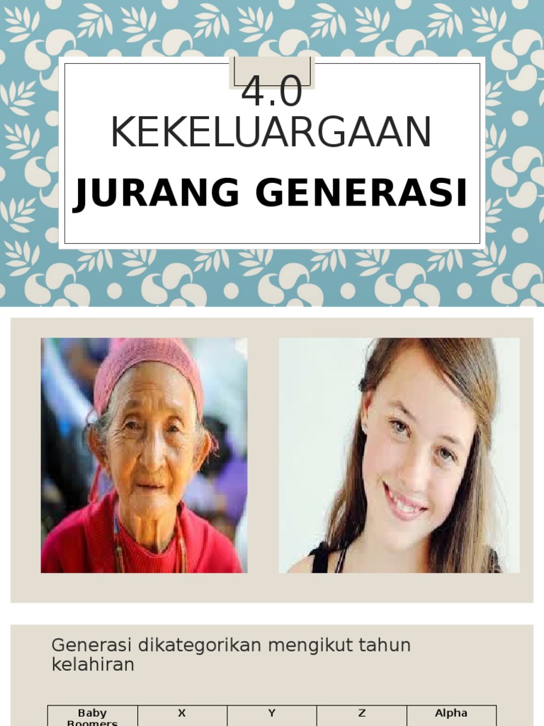 Jurang Generasi | PDF | Ilmu Sosial