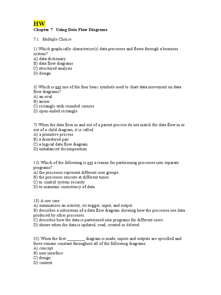 Chapter 7 Using Data Flow Diagrams | PDF
