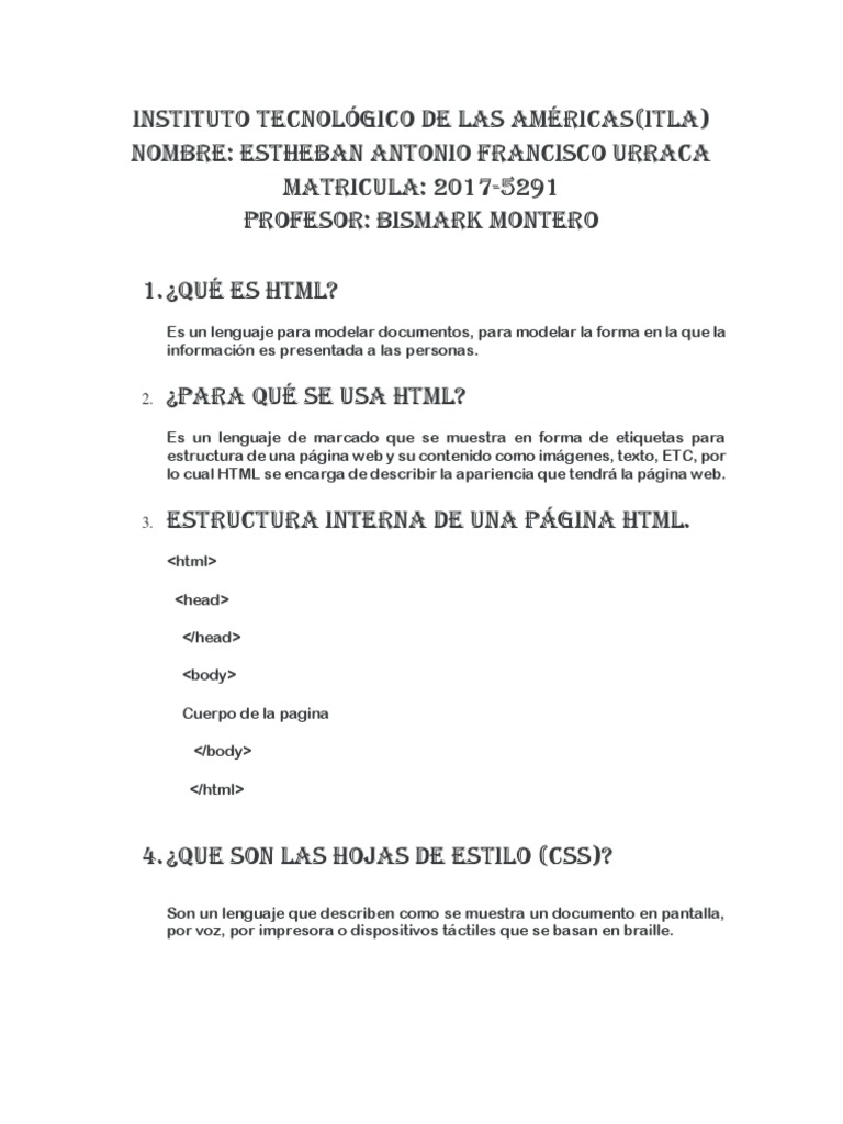 Programacion Web Practica1 | PDF | HTML | Script Java