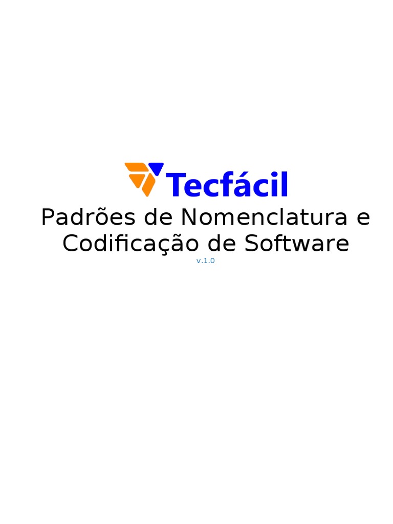 Padrões de Nomenclatura e Codificação de Software | PDF | Classe ...