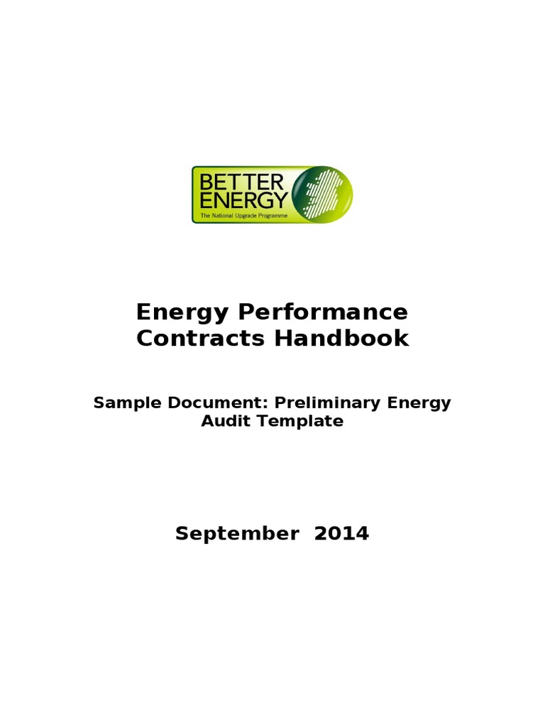 Sample Document Preliminary Energy Audit Template | PDF | Energy ...