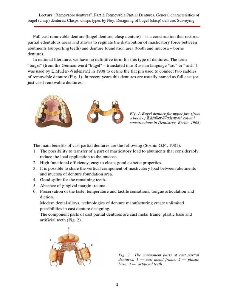 Gigi Tiruan Kerangka Logam | PDF | Casting (Metalworking) | Dentures