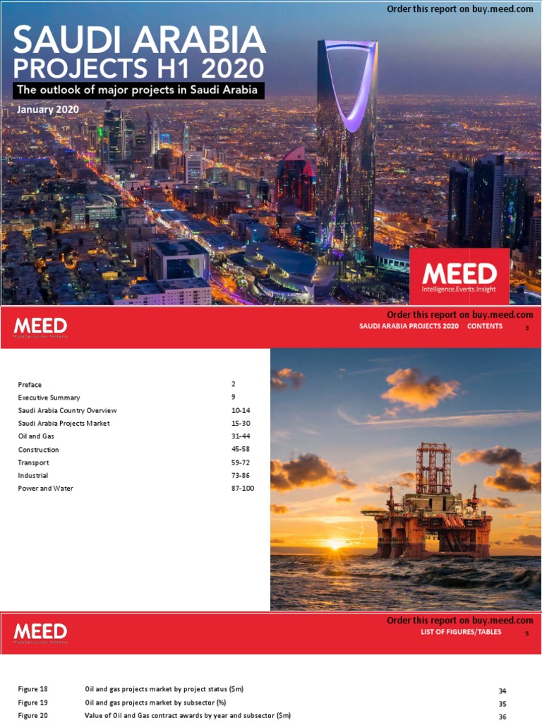 Saudi Arabia Projects Outlook 2020 | PDF | Government Budget Balance ...