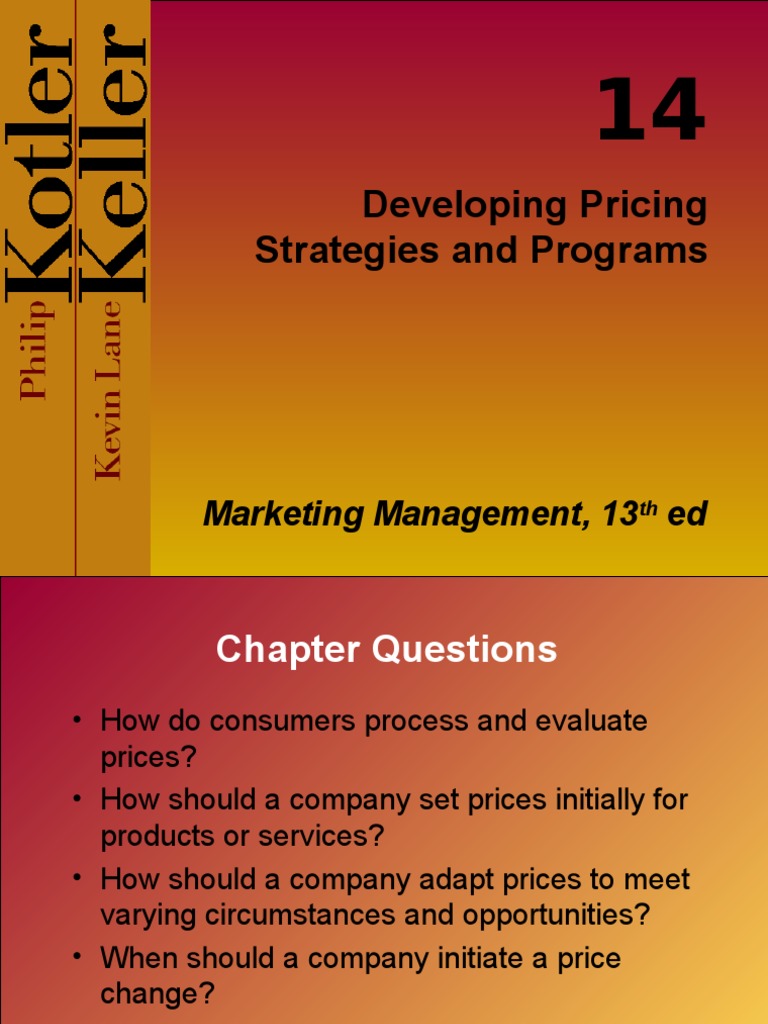 Developing Pricing Strategies and Programs | PDF | Pricing | Demand