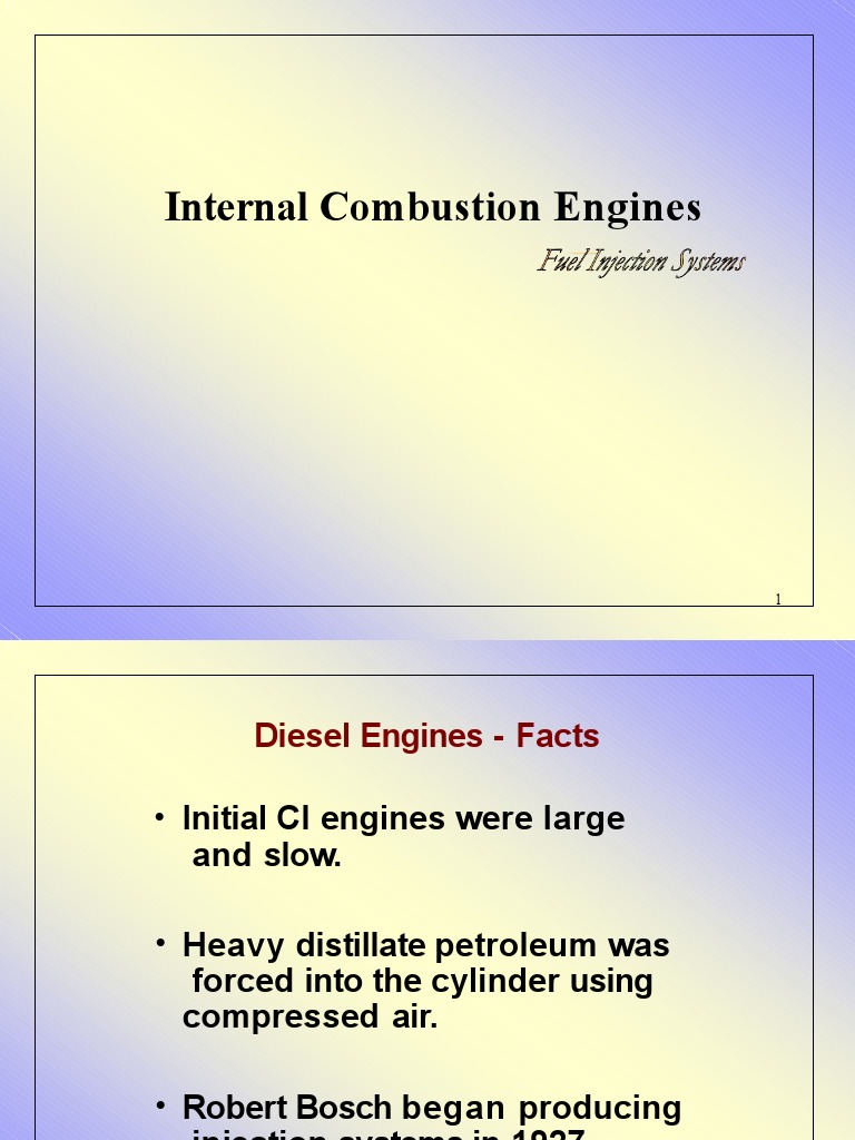 Fuel Injection Systems Pdf Fuel Injection Diesel Engine