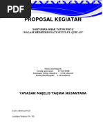5 Contoh Proposal Pengajuan Dana | PDF