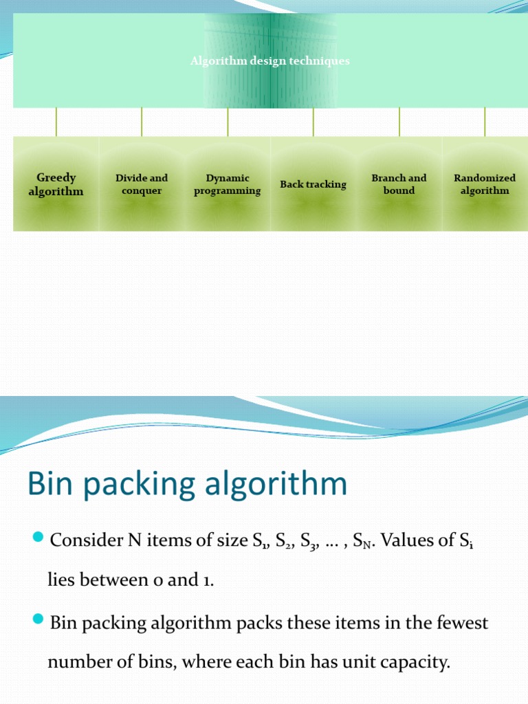 Algorithm Design Techniques Algorithm Design Techniques | PDF | Dynamic Programming ...