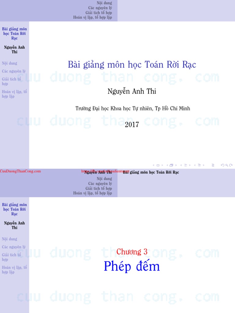 Toan-Roi-Rac - Nguyen-Anh-Thi - Lthuyetc3-Phep-Dem - (Cuuduongthancong - Com) | PDF | Self ...