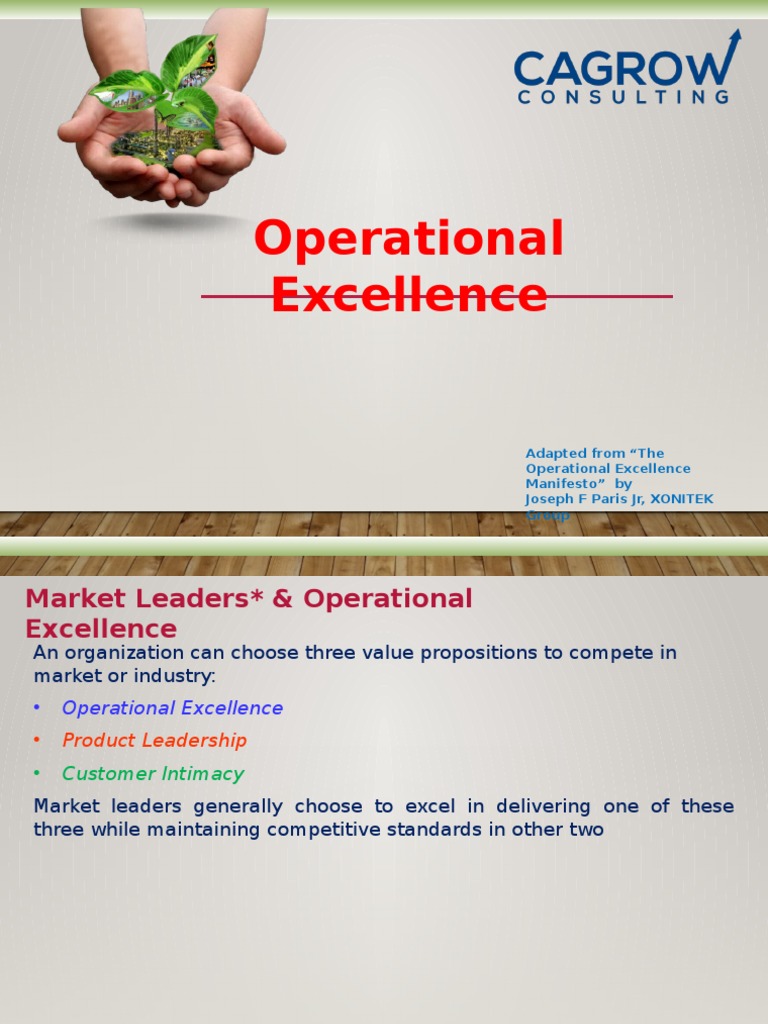 Operational Excellence Framework Overview | PDF | Strategic Management ...