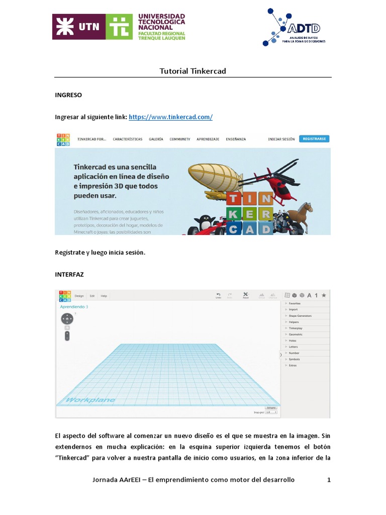 Tutorial Tinkercad | PDF | Informática y tecnología de la información | Science