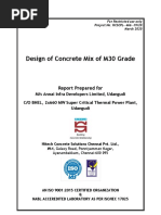 Mix Design For M35 Grade of Concrete | PDF | Concrete | Construction ...