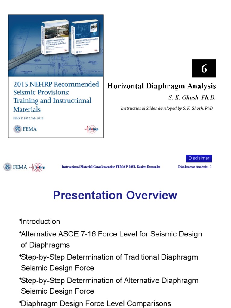 Diaphragm Seismic Design Examples | PDF | Truss | Concrete