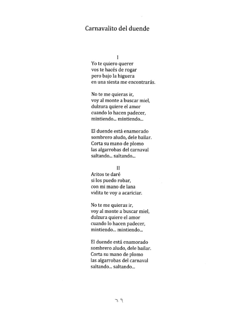 Carnavalito Del Duende | PDF