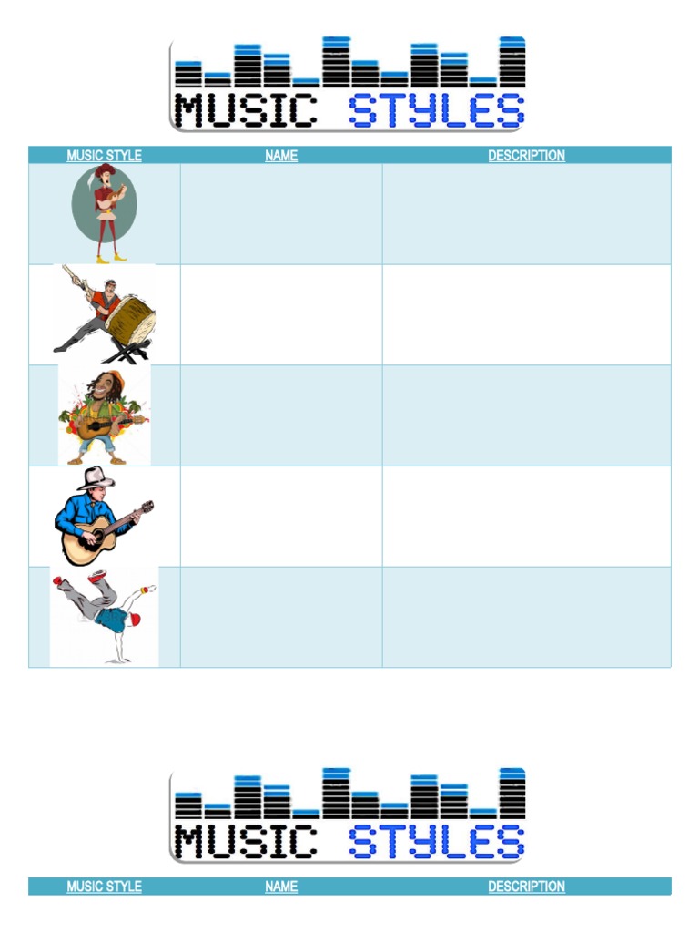Music Styles Glossary | PDF
